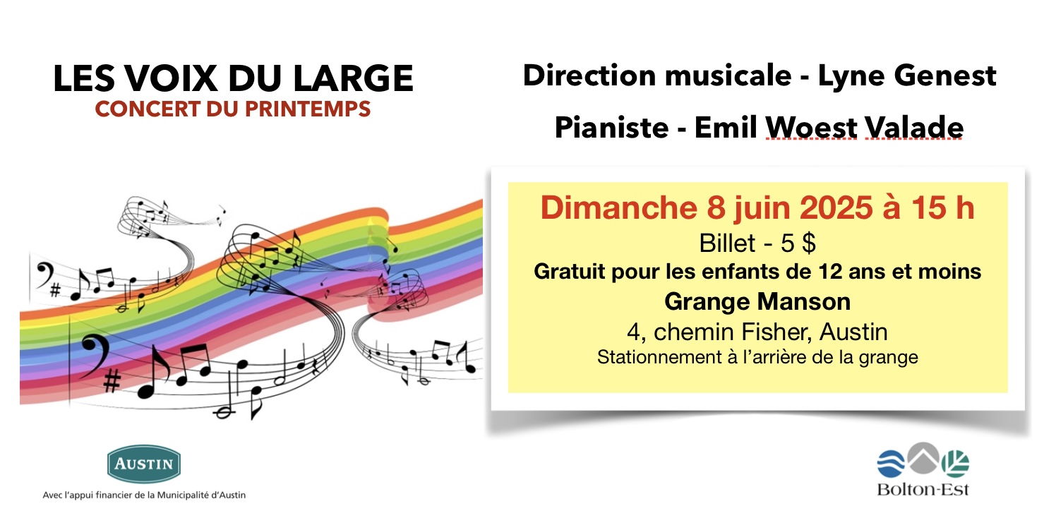 Les voix du large – concert du printemps - Municipalité d'Austin